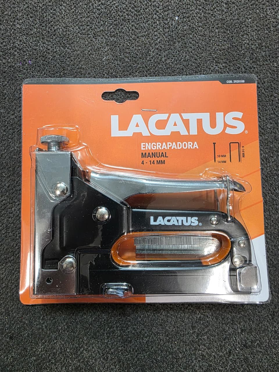 MAQUINA ENGRAMPADORA MANUAL LACATUS – todotelasrl.com